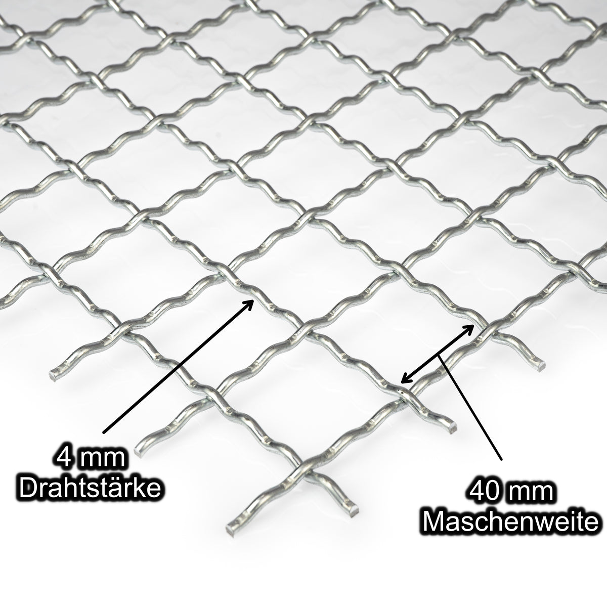 Edelstahl Roh Wellengitter 4,0mm dick Gitter Metall online bestellen ...